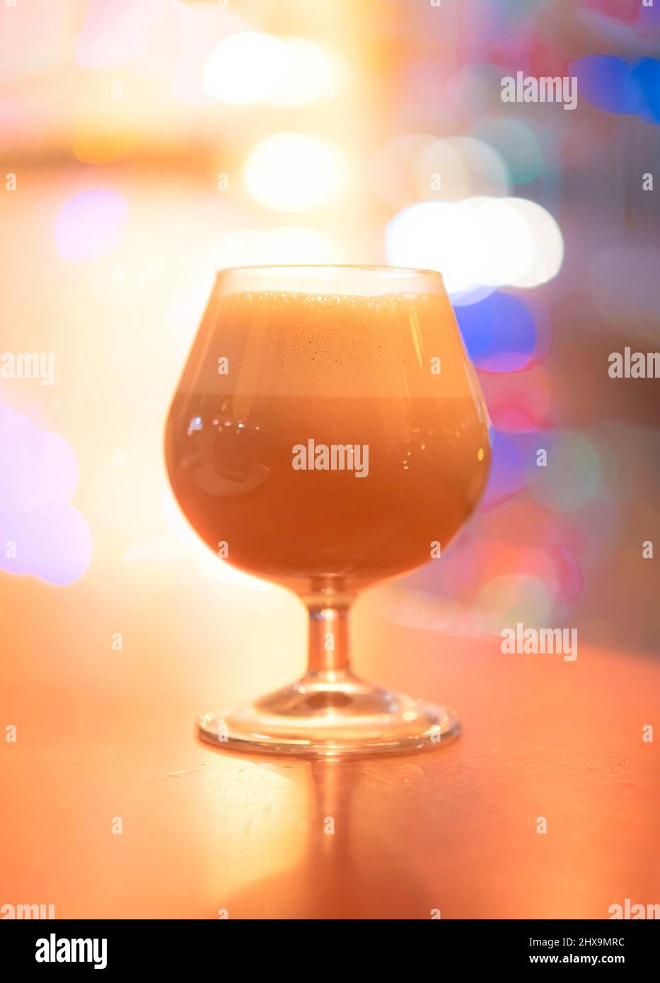 Glass of glace coffee cocktail Stock Photo - Alamy