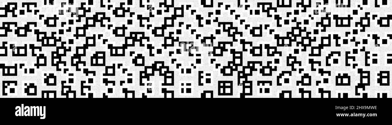 Abstract Geometrical generative computational art illustration Stock ...