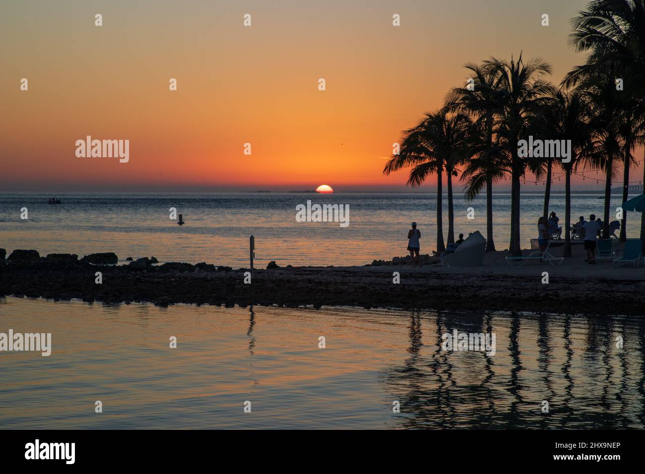 Sunsets in the Florida Keys Stock Photo - Alamy