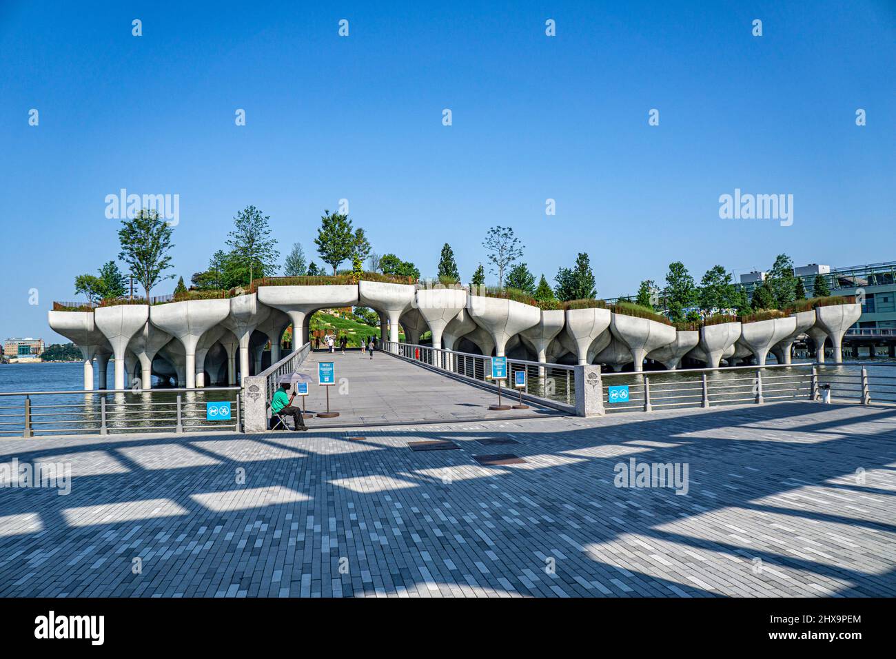 Little Island @Pier 55, New York City, New York, USA Stock Photo - Alamy