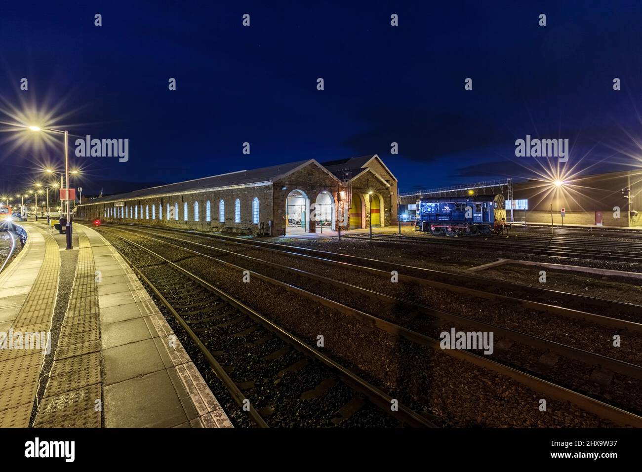 17/03/2019 Inverness TMD 08523, RMS Locotec shunter on hire to Scotrail ...