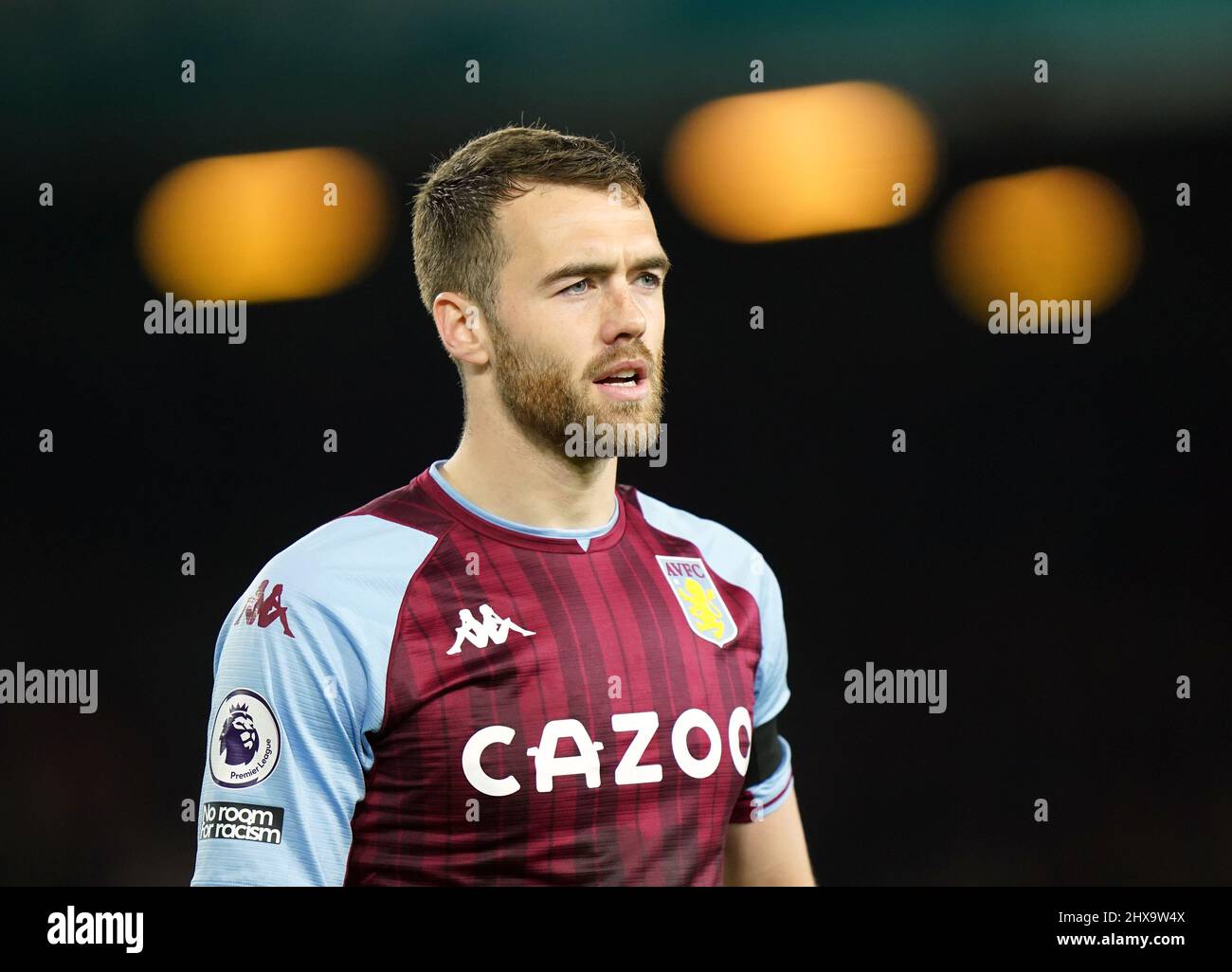 Aston Villa's Calum Chambers during the Premier League match at Elland ...
