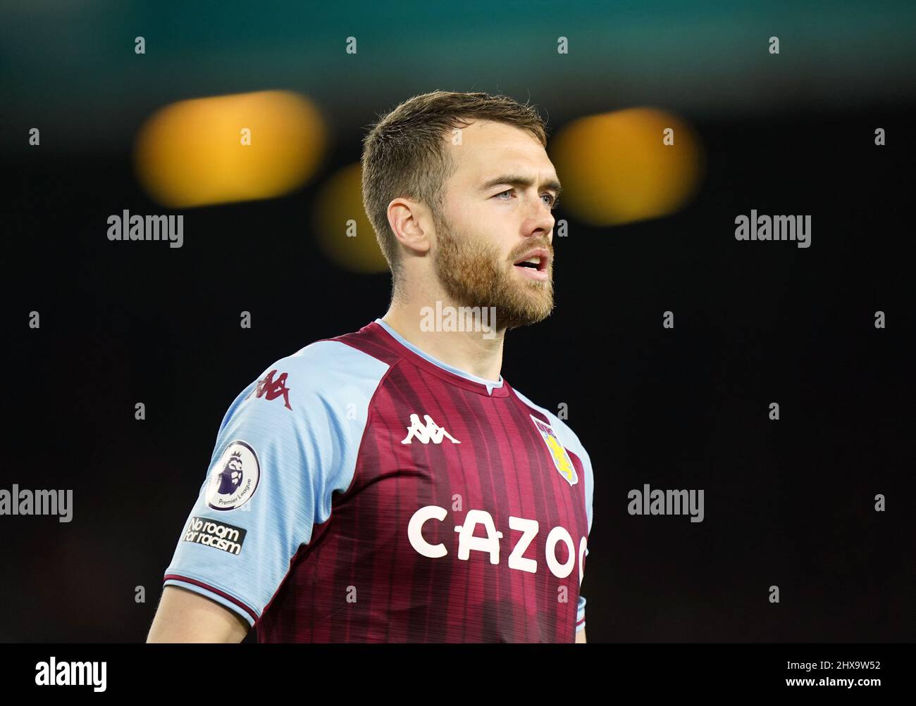 Aston Villa's Calum Chambers during the Premier League match at Elland ...