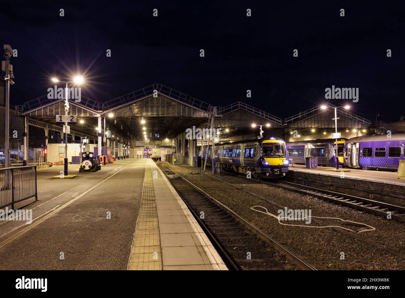 Scotrail Bombardier Turbostar train 170434 at Inverness railway station ...