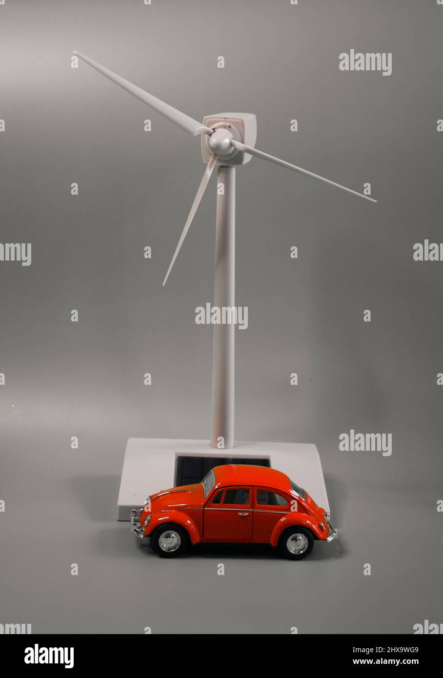 Concept of using electricity from wind turbine to fuel all electric ...