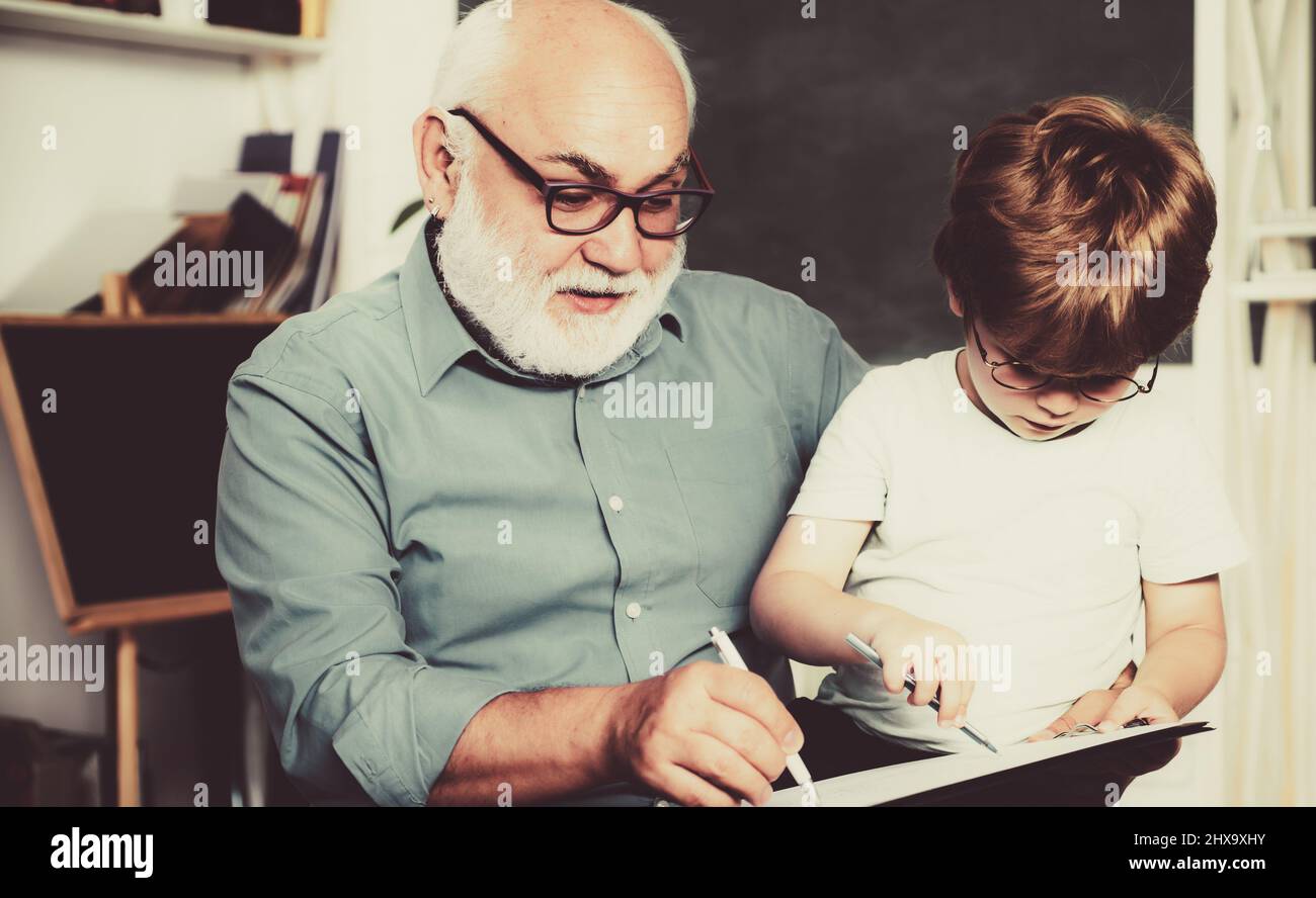 Male teacher caucasian classroom parent hi-res stock photography and ...
