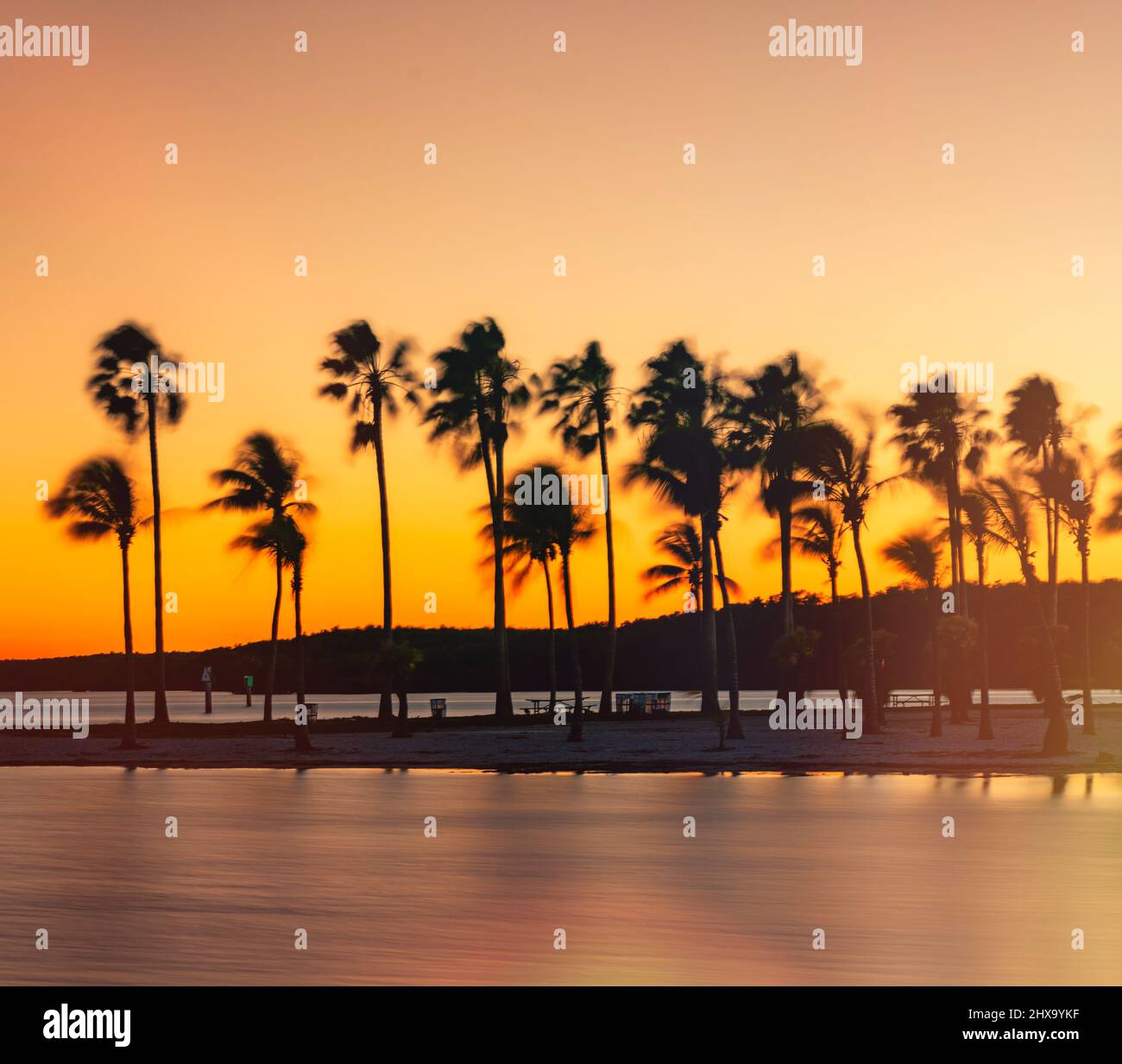 Sunset miami beach usa hi-res stock photography and images - Alamy