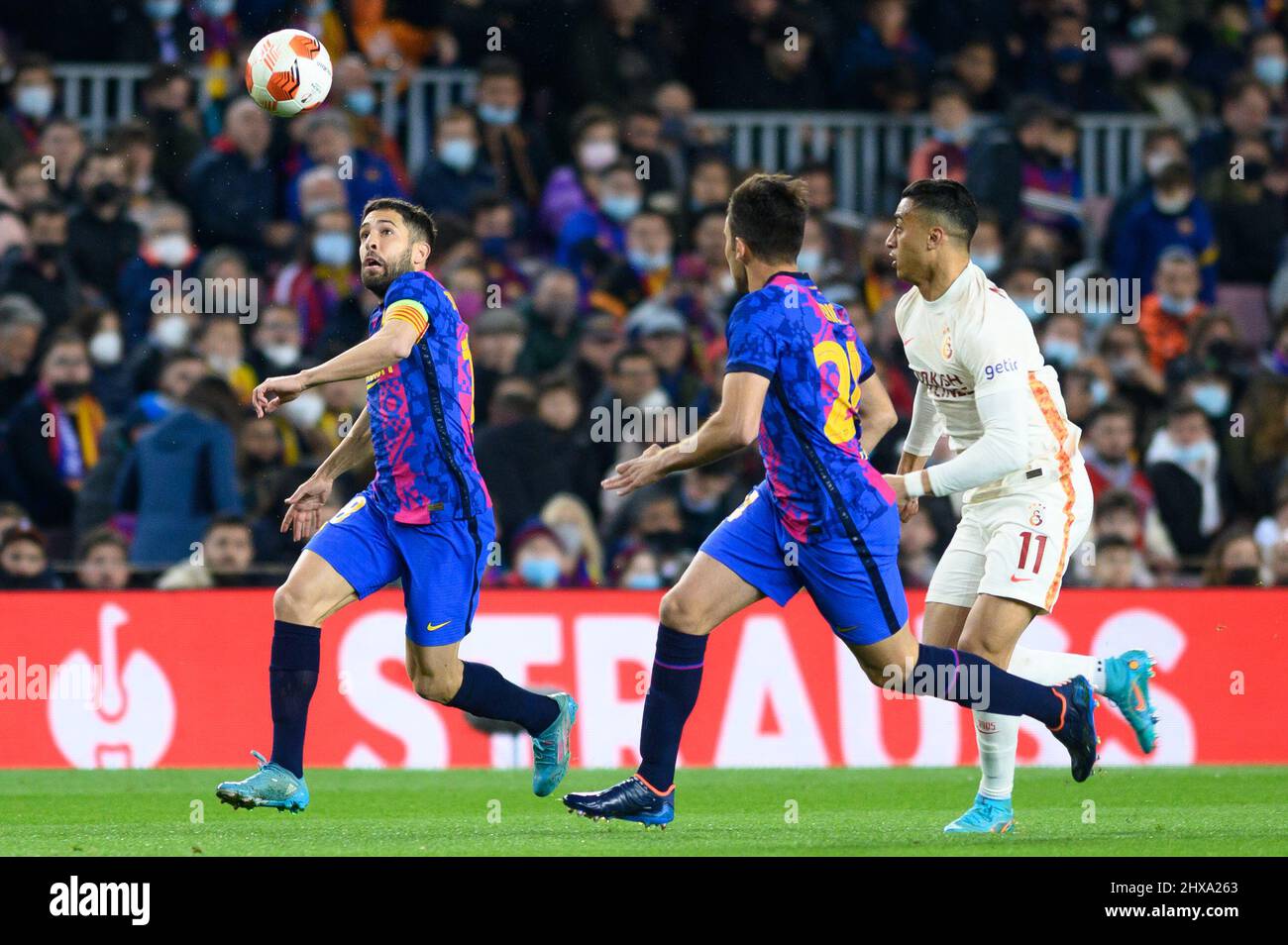 Barcelona, Spain. 10th Mar, 2022. Jordi Alba of FC Barcelona during the ...