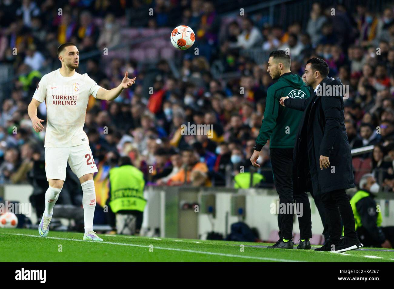 Barcelona, Spain. 10th Mar, 2022. Berkan Kutlu of Galatasaray AS during ...