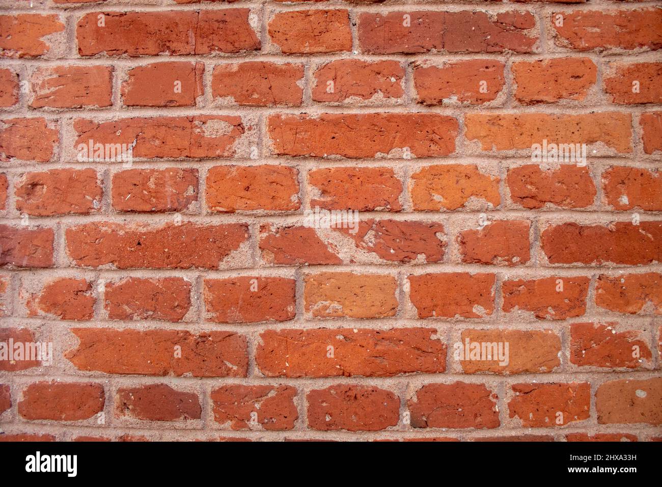 Old red brick wall. Minimal concept with pattern elements Stock Photo ...