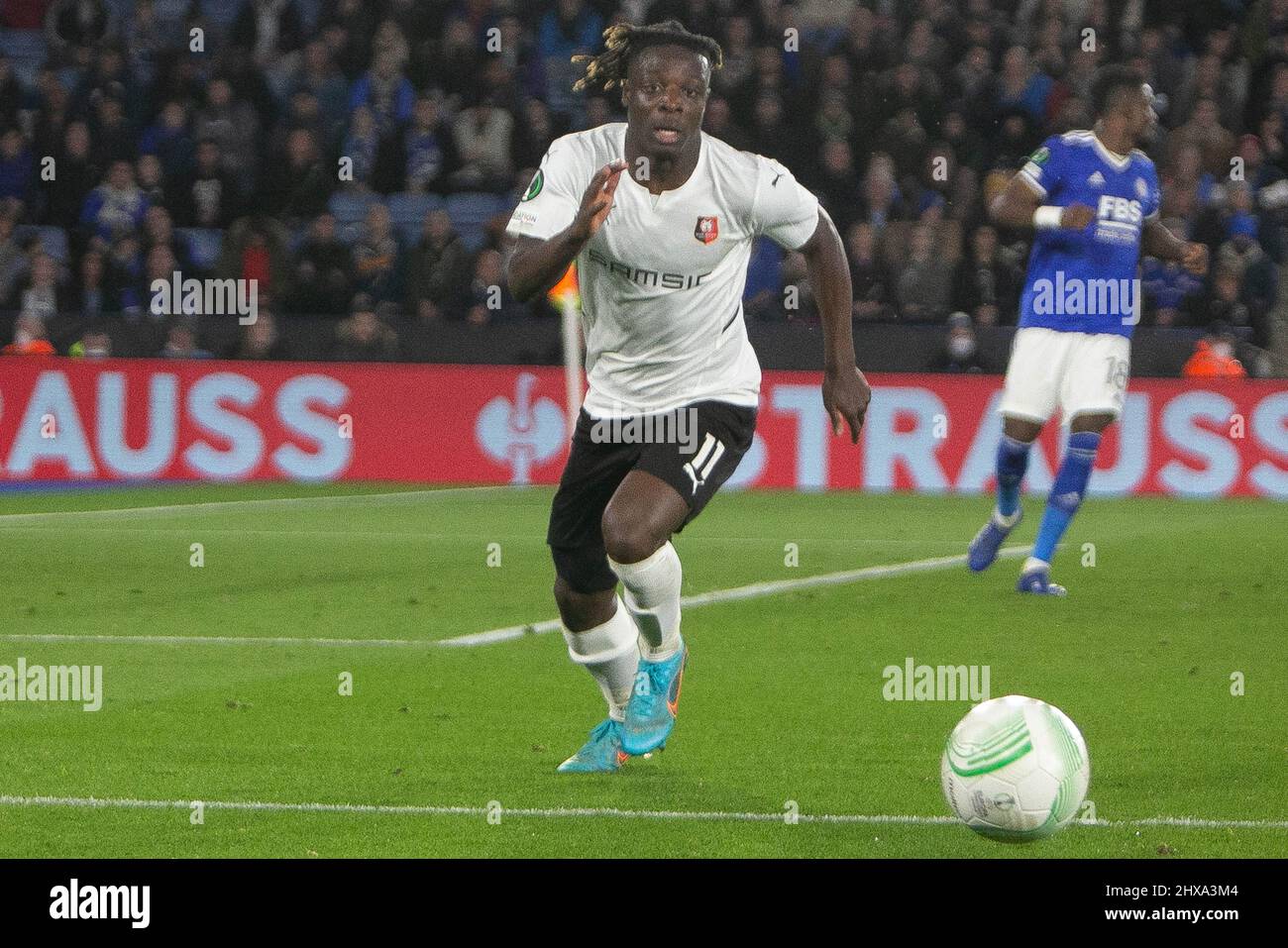 Jeremy Doku of Stade Rennais during the UEFA Conference League, Round ...