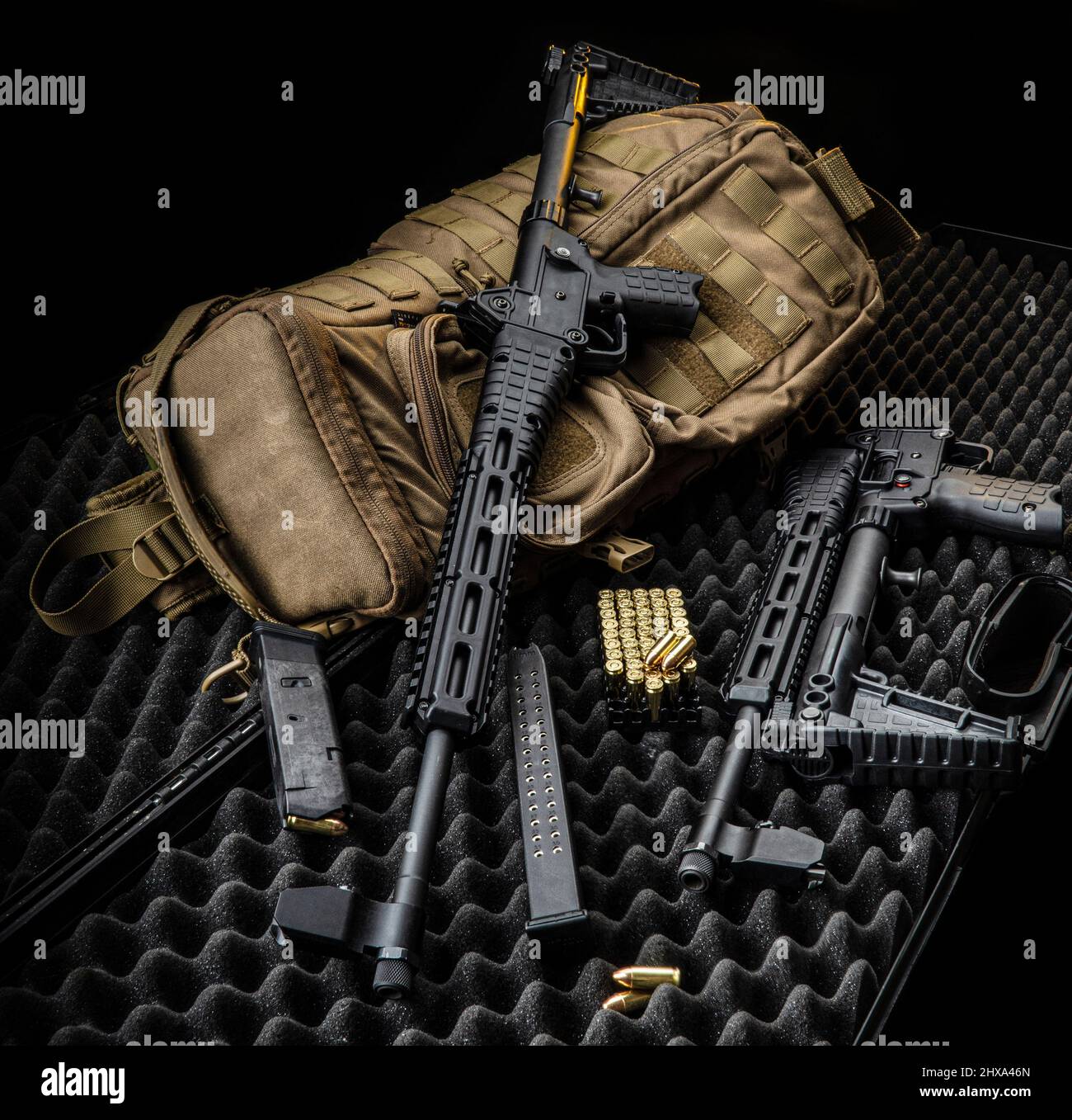 Semi automatic rifle tactical backpack hi-res stock photography and ...
