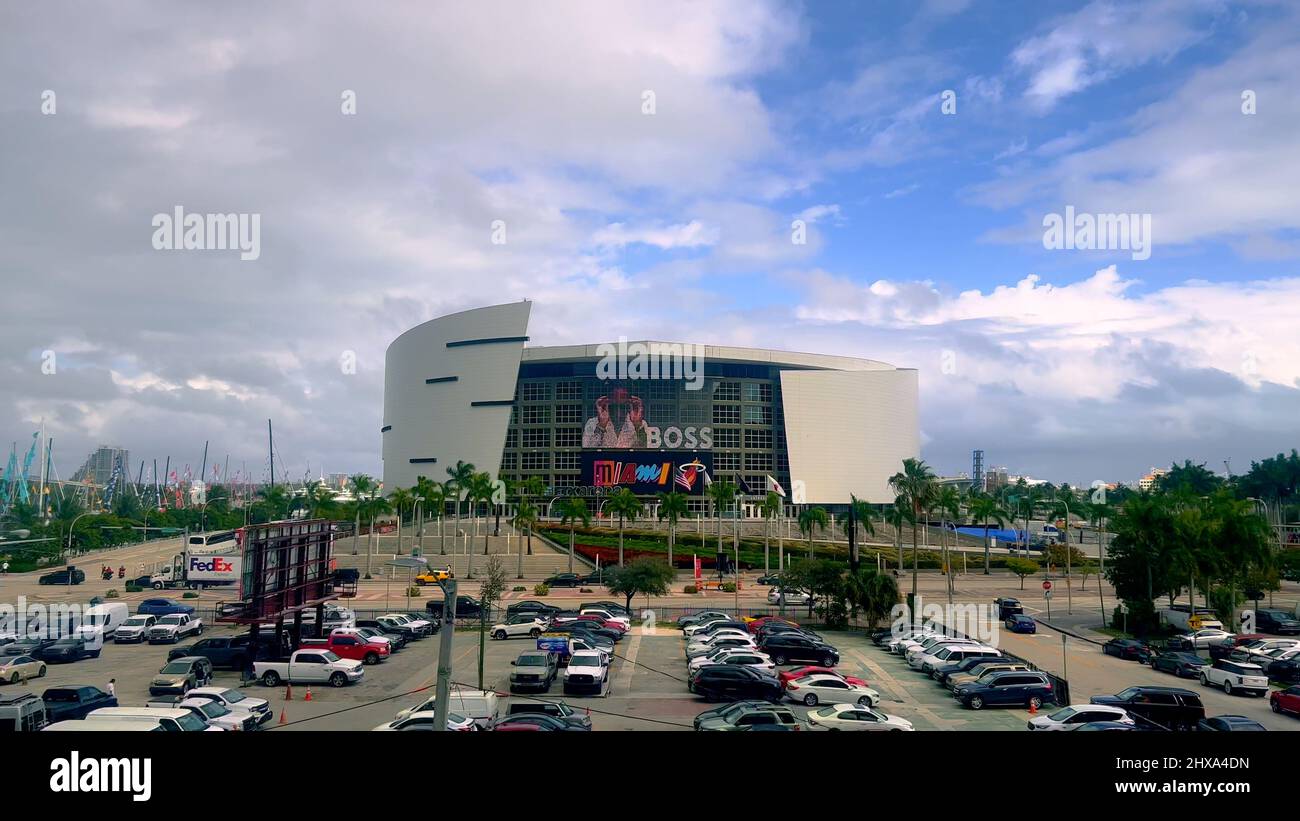 FTX Arena former American Airlines Arena in Miami - MIAMI, UNITED ...