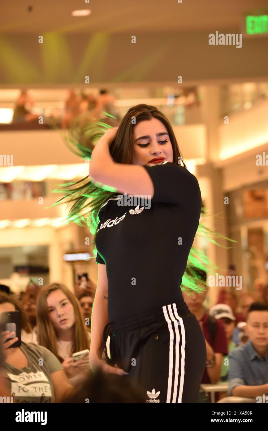 Lauren Jauregui, singer and former member of Fifth Harmony, performs in ...