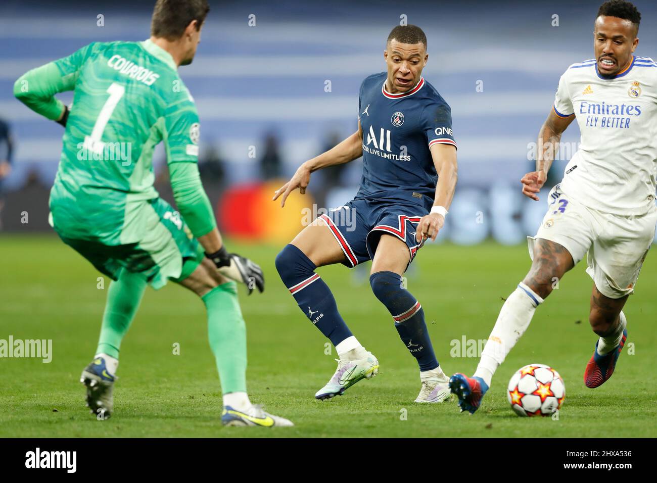 Madrid, Spain. 9th Mar, 2022. Kylian Mbappe (PSG) Football/Soccer ...