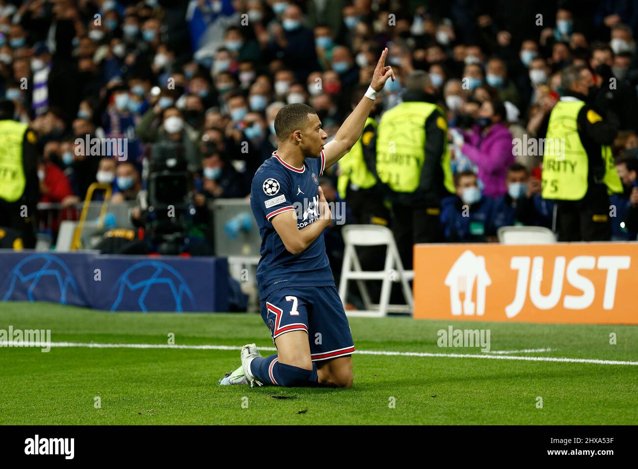 Madrid, Spain. 9th Mar, 2022. Kylian Mbappe (PSG) Football/Soccer ...