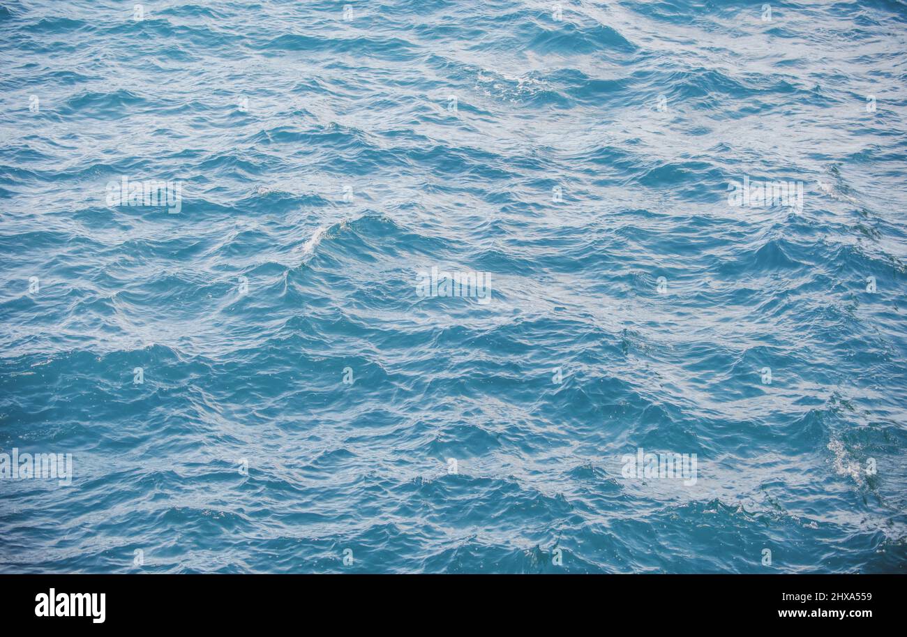 Sea water in rippled water detail background. Ocean waves pattern Stock ...
