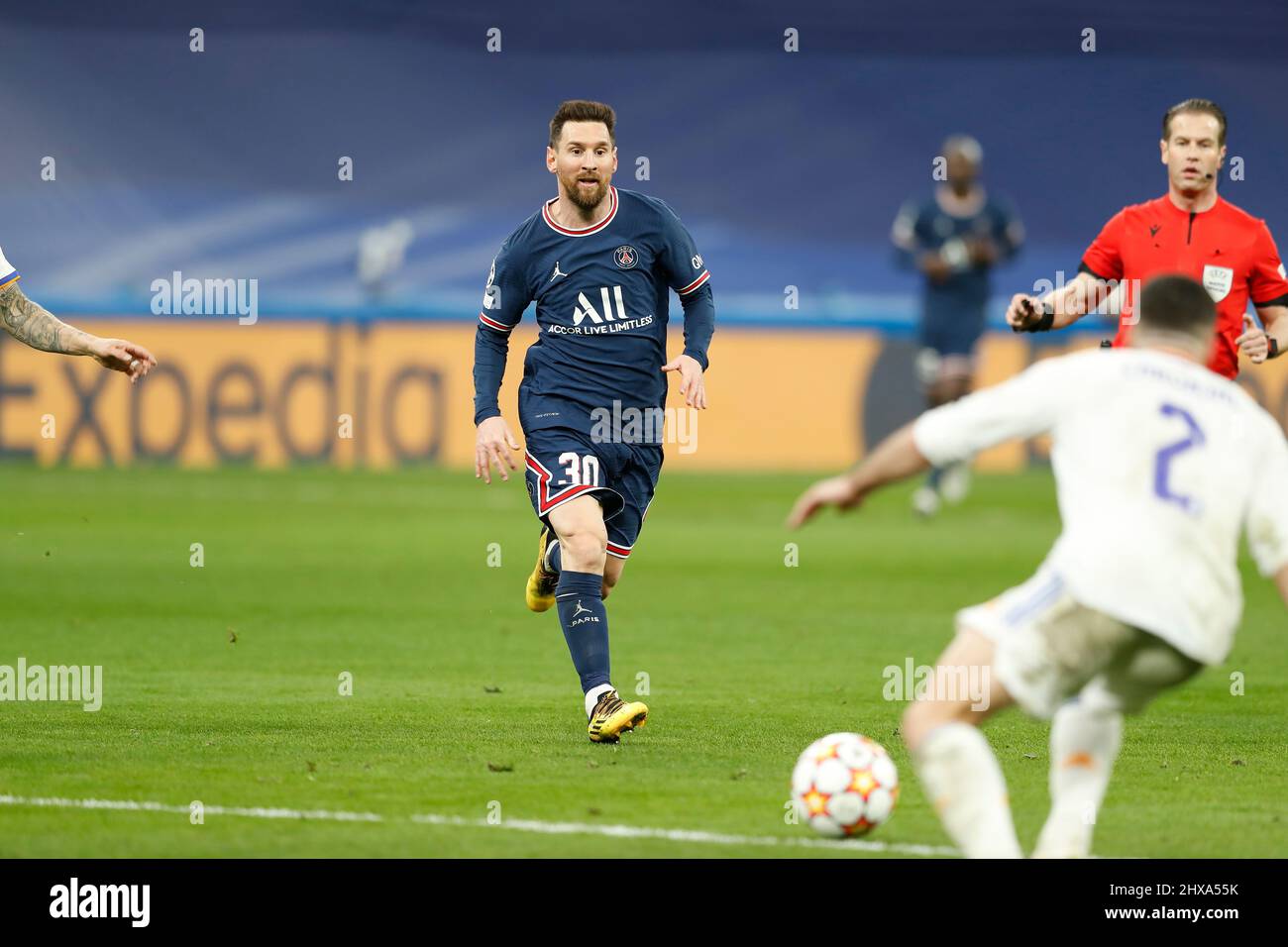 Madrid, Spain. 9th Mar, 2022. Lionel Messi (PSG) Football/Soccer : UEFA ...