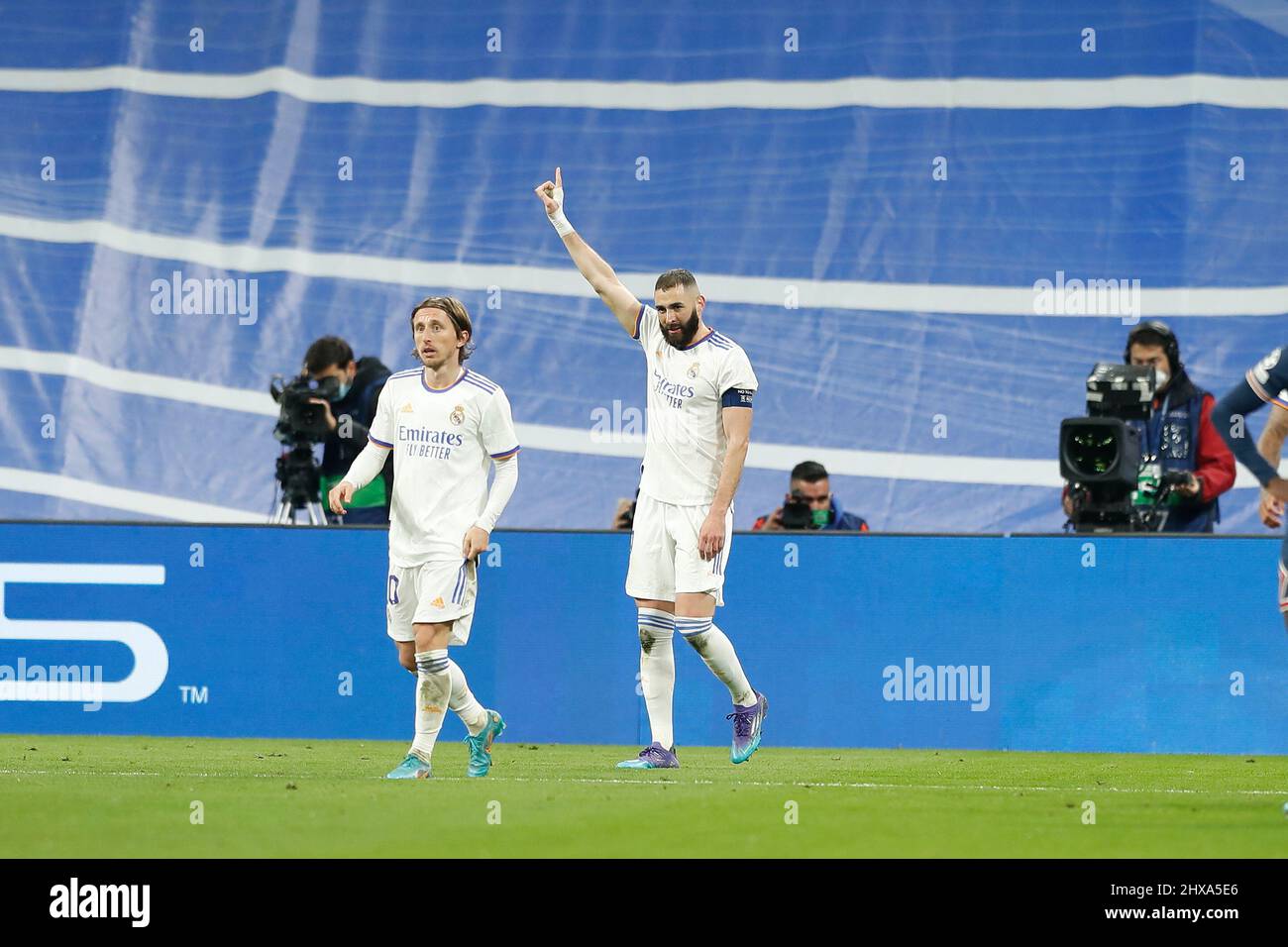 Karim benzema 2022 celebration hi-res stock photography and images - Alamy