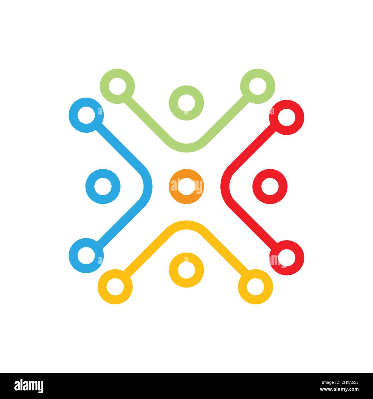 Design concept colorful stock logo Stock Vector Images - Alamy