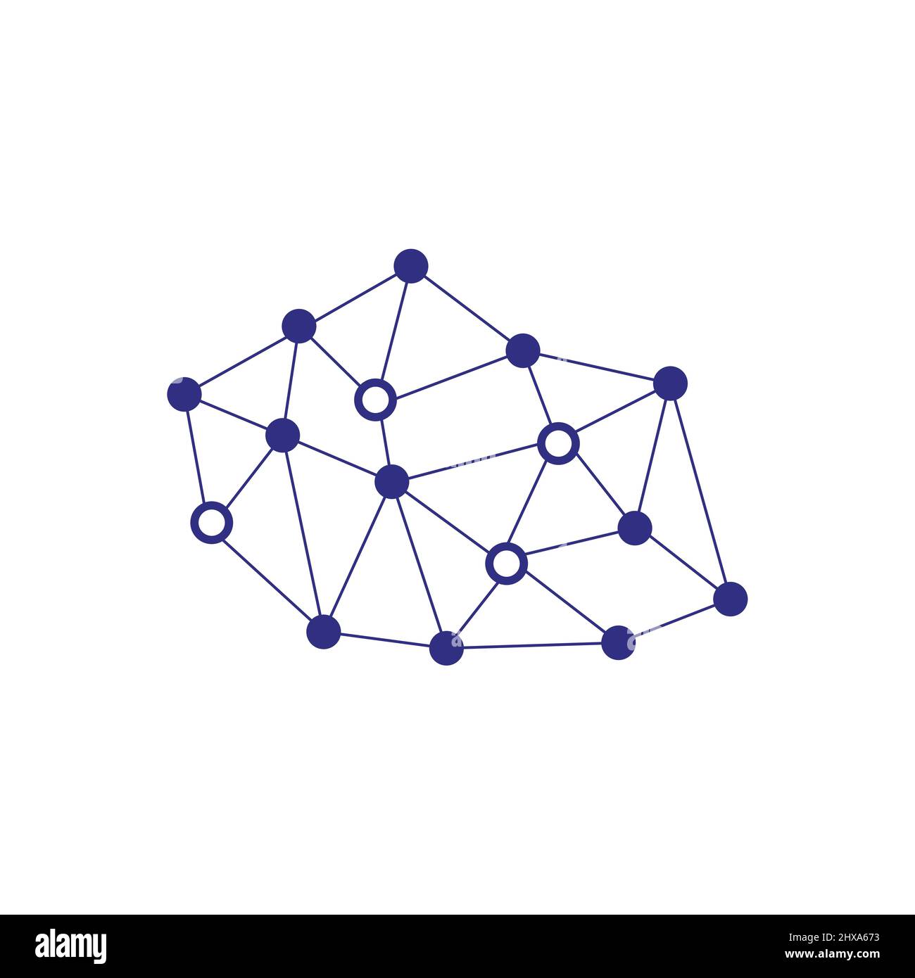 Global technology network dot Cut Out Stock Images & Pictures - Alamy