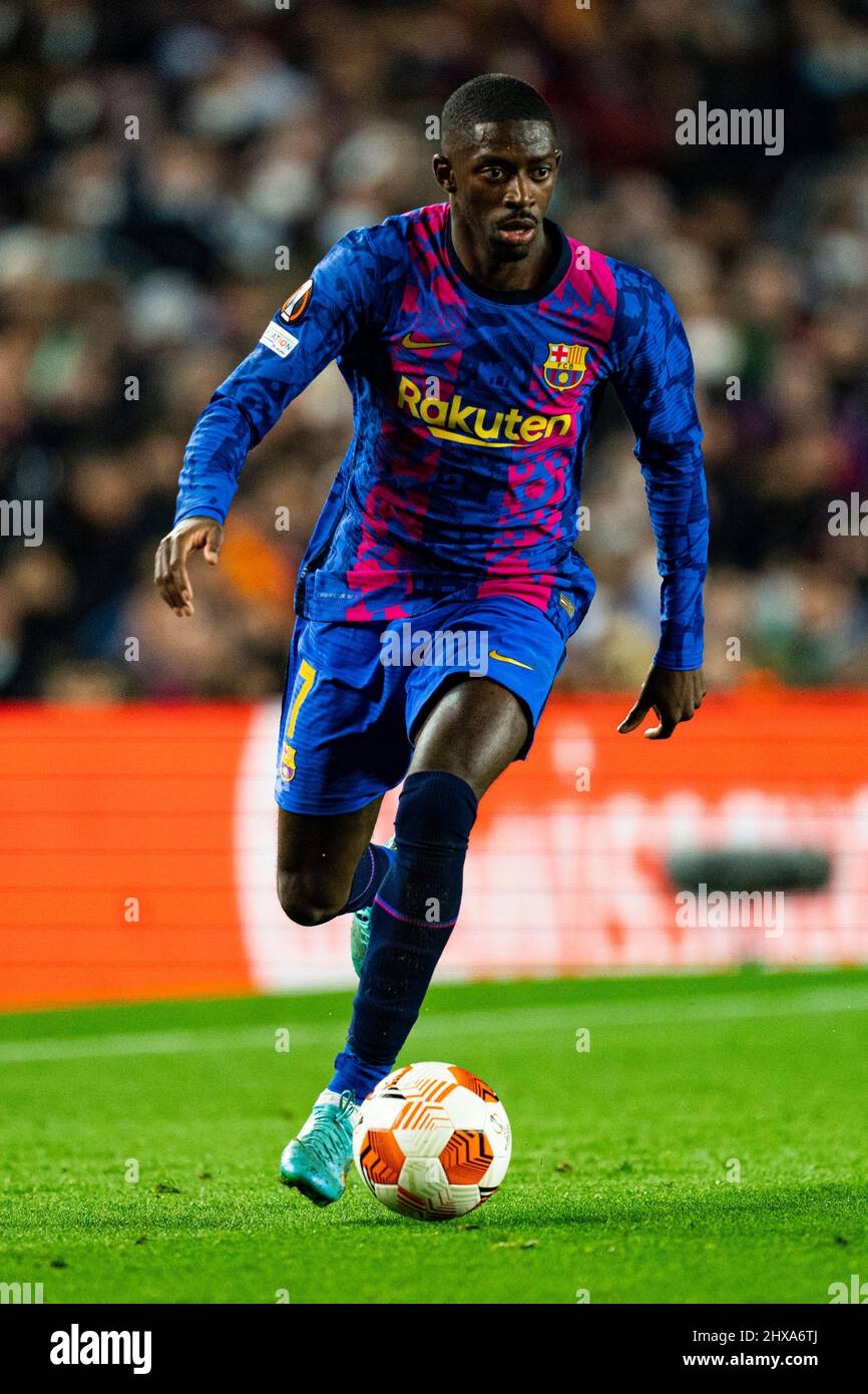 Barcelona, Spain. 10th Mar, 2022. Adama Traore (FC Barcelona) in action ...
