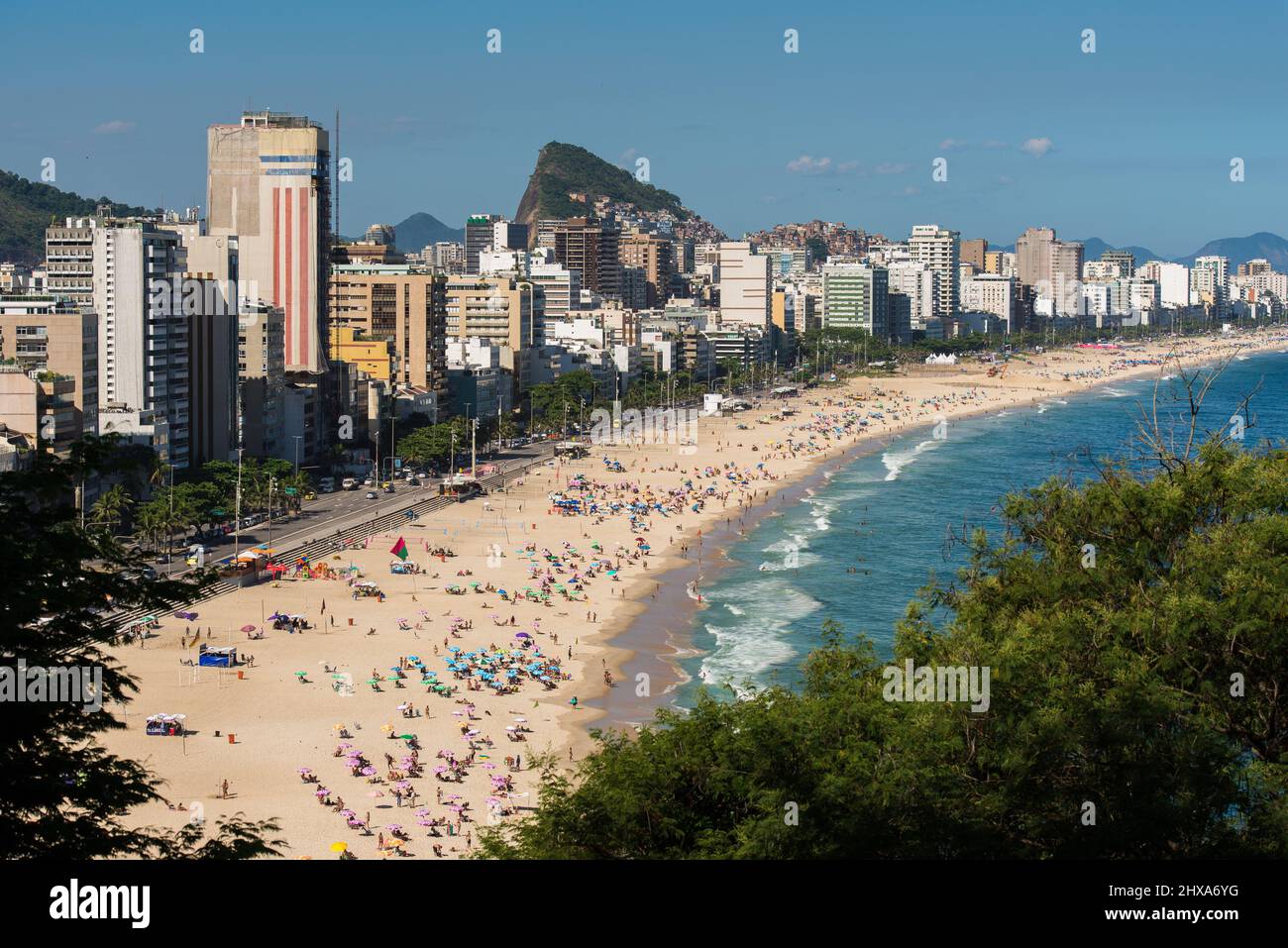 Aerial View of Ipanema and Leblon Beach in Rio de Janeiro, Brazil Stock Photo - Alamy