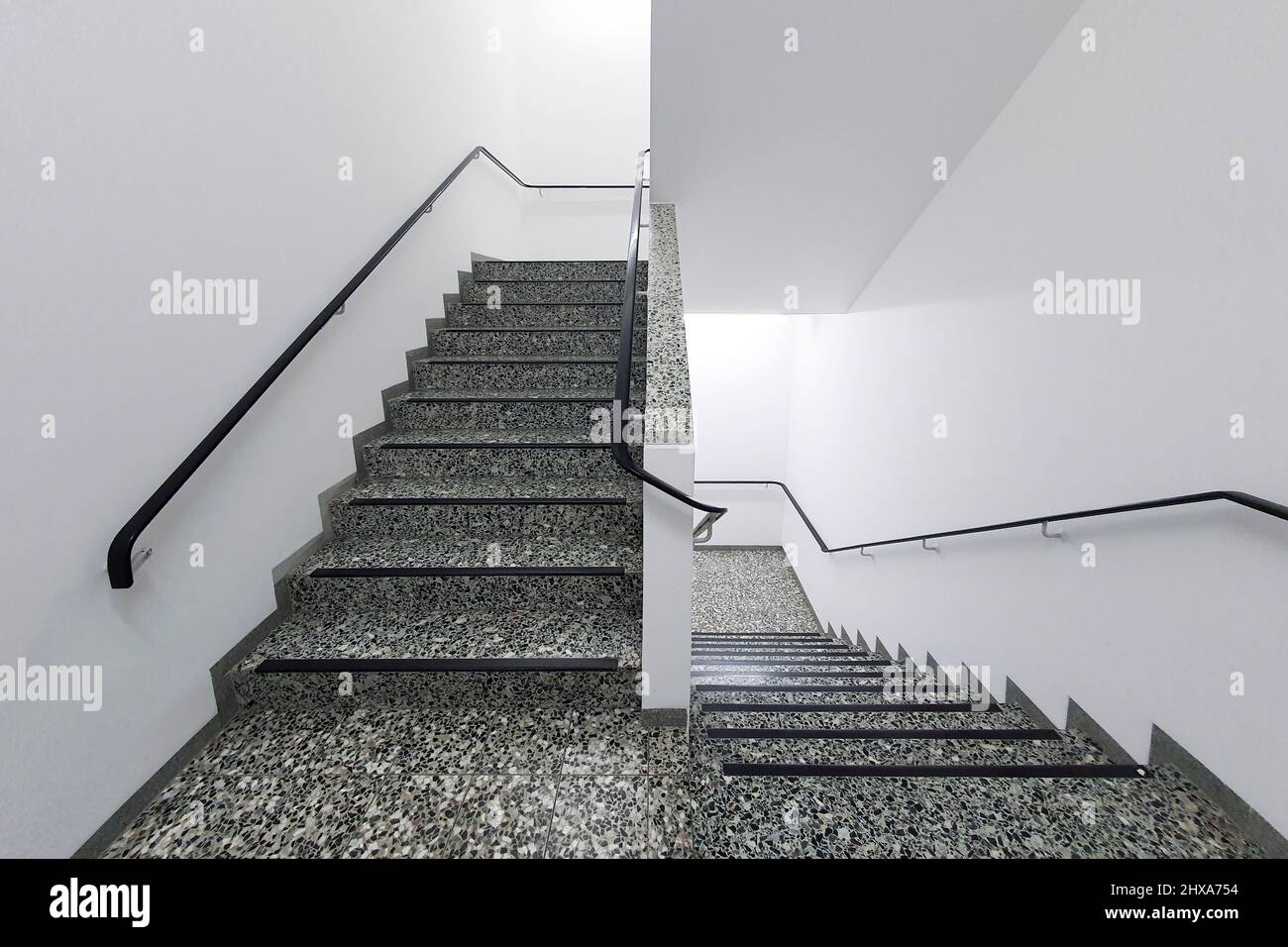 Emergency stairs in the building Stock Photo - Alamy
