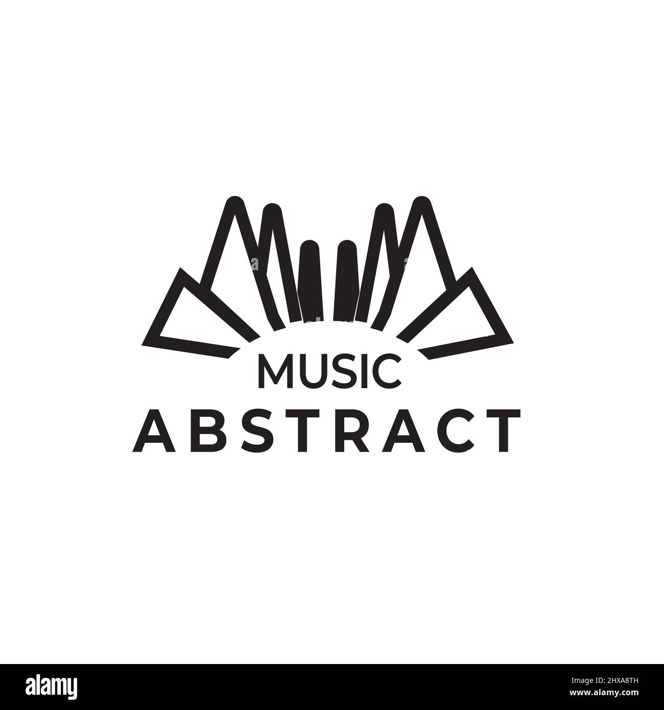 Pulse line logo vector design hi-res stock photography and images - Alamy