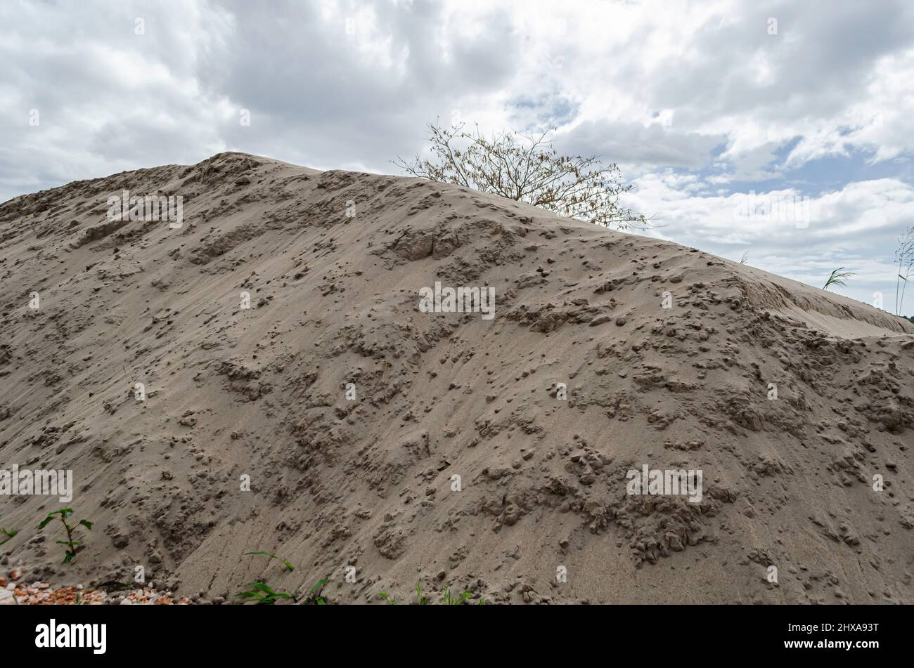 Mound Of Sand Stock Photo - Alamy