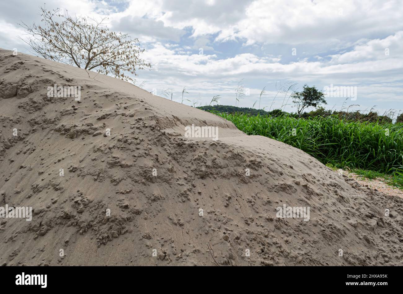 Closeup Sand Heap Stock Photo - Alamy