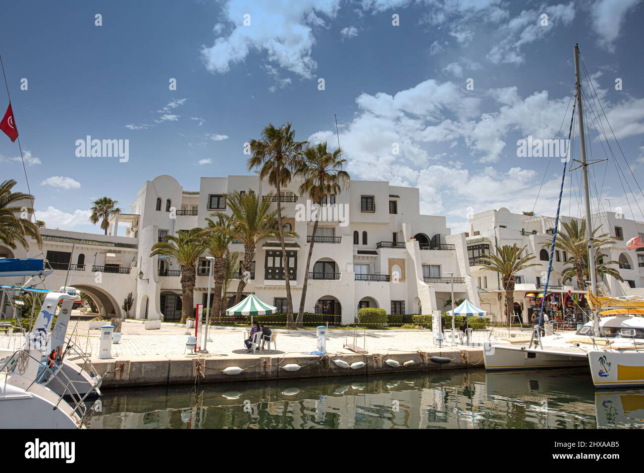 view of the port of Sousse in Tunisia Stock Photo - Alamy
