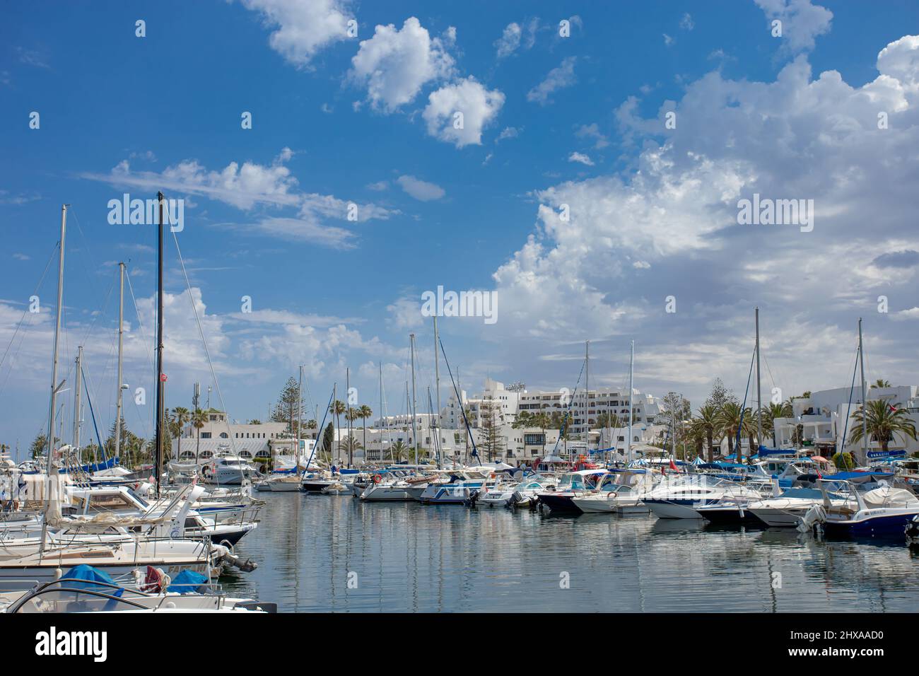 view of the port of Sousse in Tunisia Stock Photo - Alamy