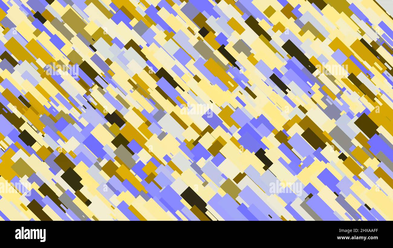 Abstract Moving Geometric Shapes Animation Multicolored Abstract Background With Flickering