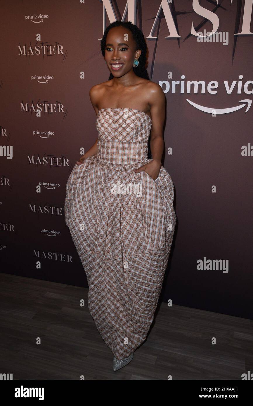 New York, NY, USA. 10th Mar, 2022. Zoe Renee at arrivals for MASTER ...