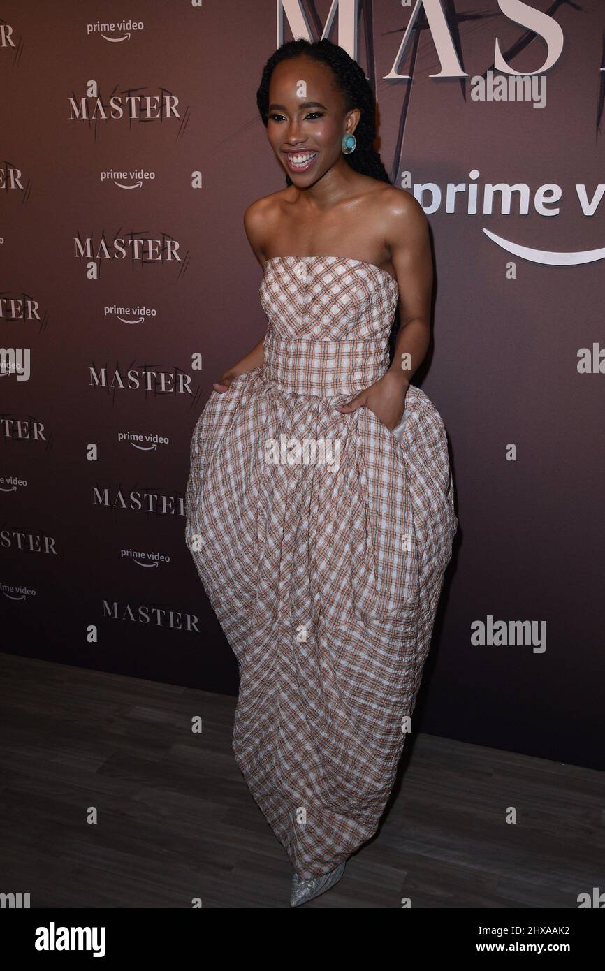 New York, NY, USA. 10th Mar, 2022. Zoe Renee at arrivals for MASTER ...