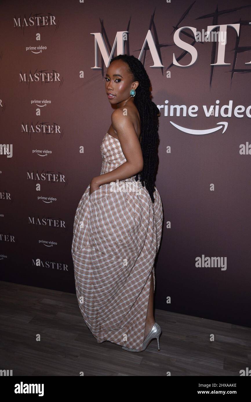 New York, NY, USA. 10th Mar, 2022. Zoe Renee at arrivals for MASTER ...