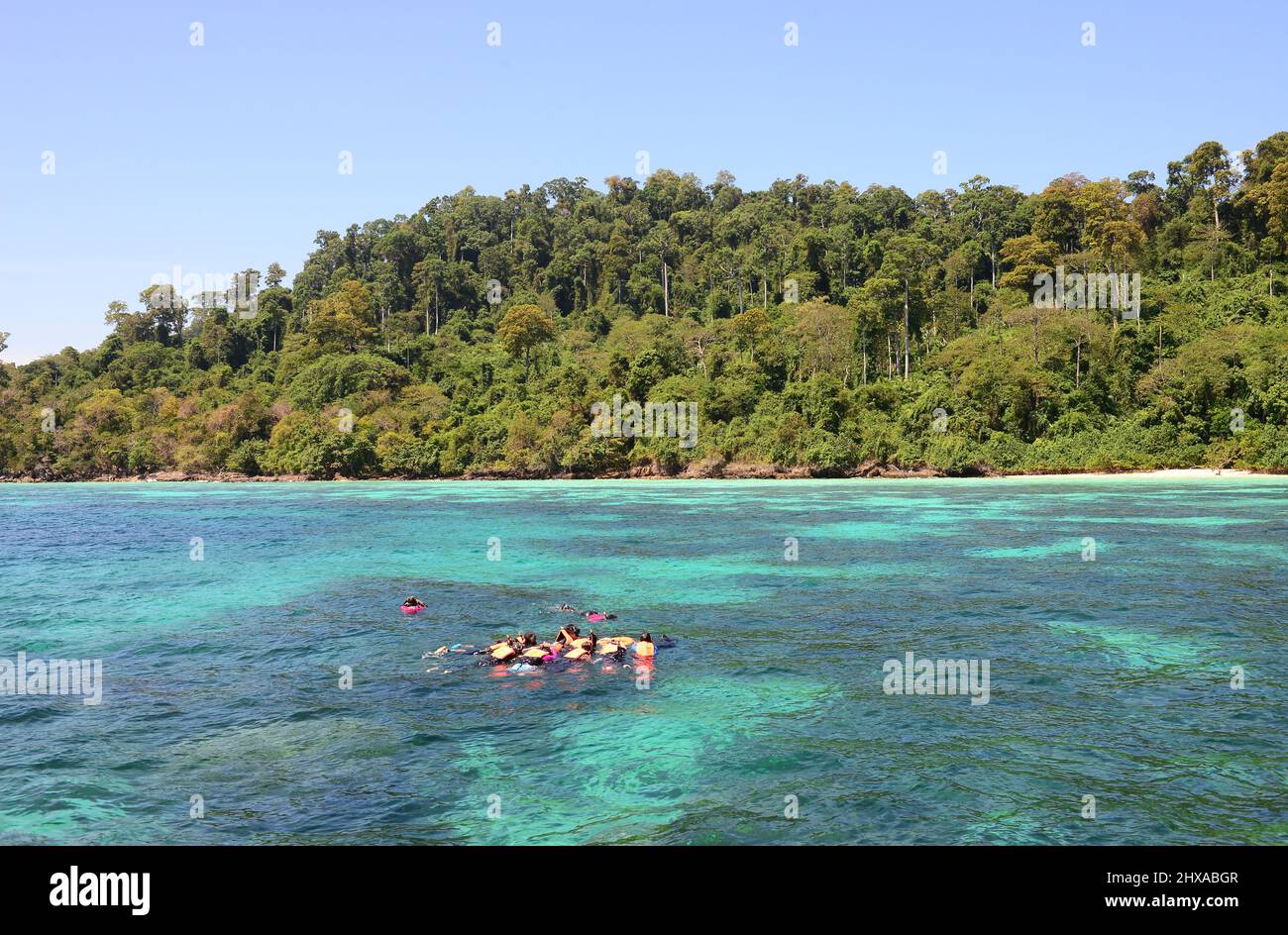 Koh Rok (Rok Island) is a small archipelago in southern Thailand in the ...