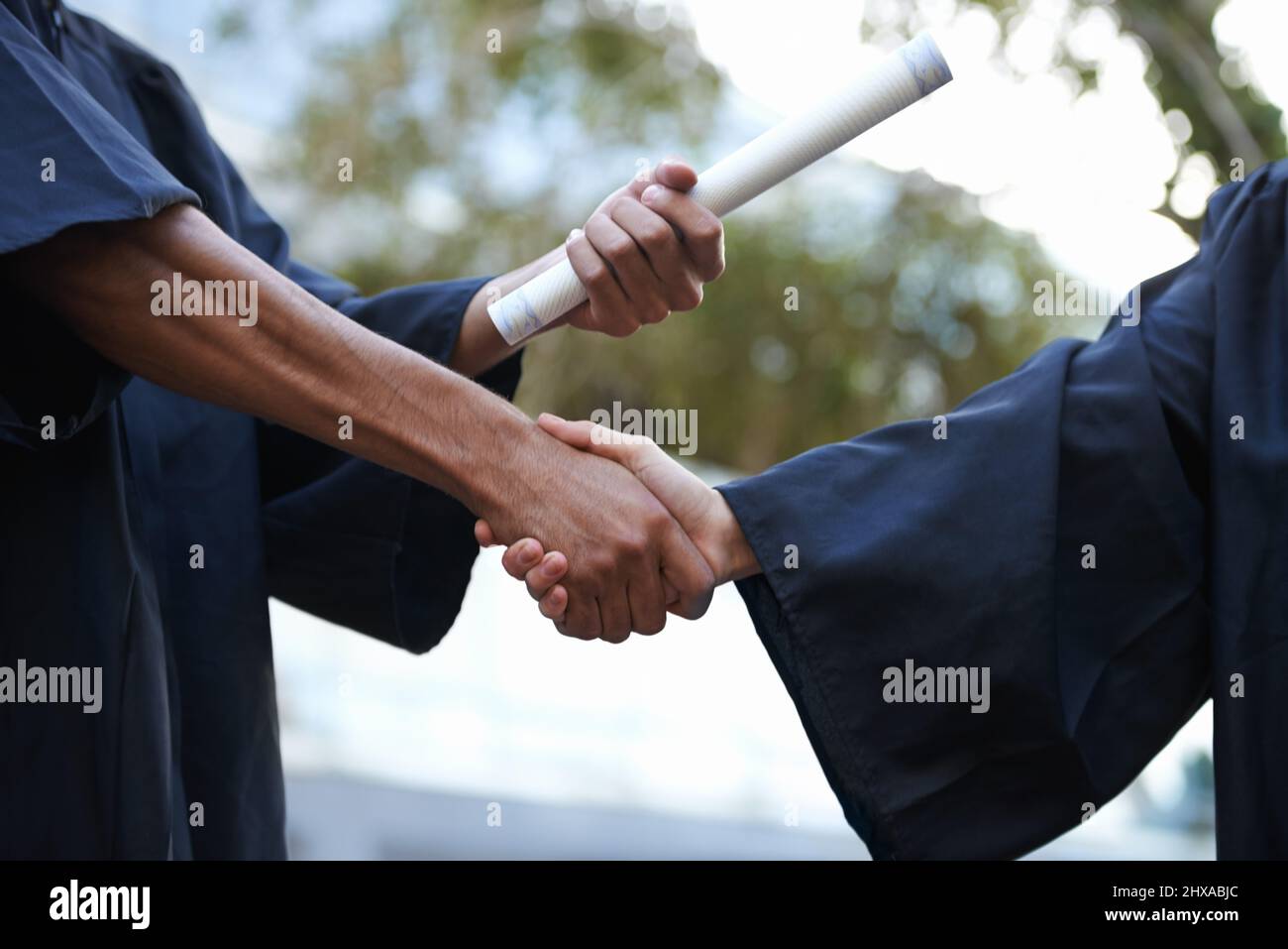 Receiving diploma hi-res stock photography and images - Alamy