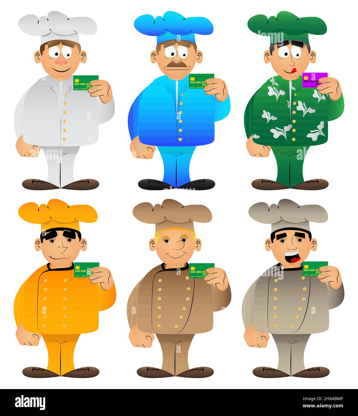 Fat credit card Stock Vector Images - Alamy