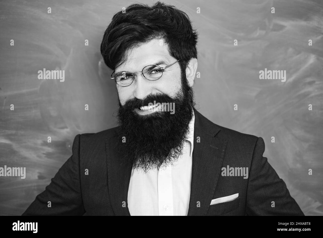 Young student studying tutor Black and White Stock Photos & Images - Alamy