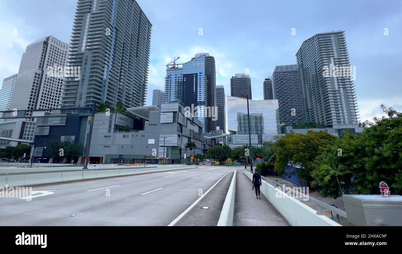 Modern Architecture in Downtown Miami at the Brickell district - MIAMI ...