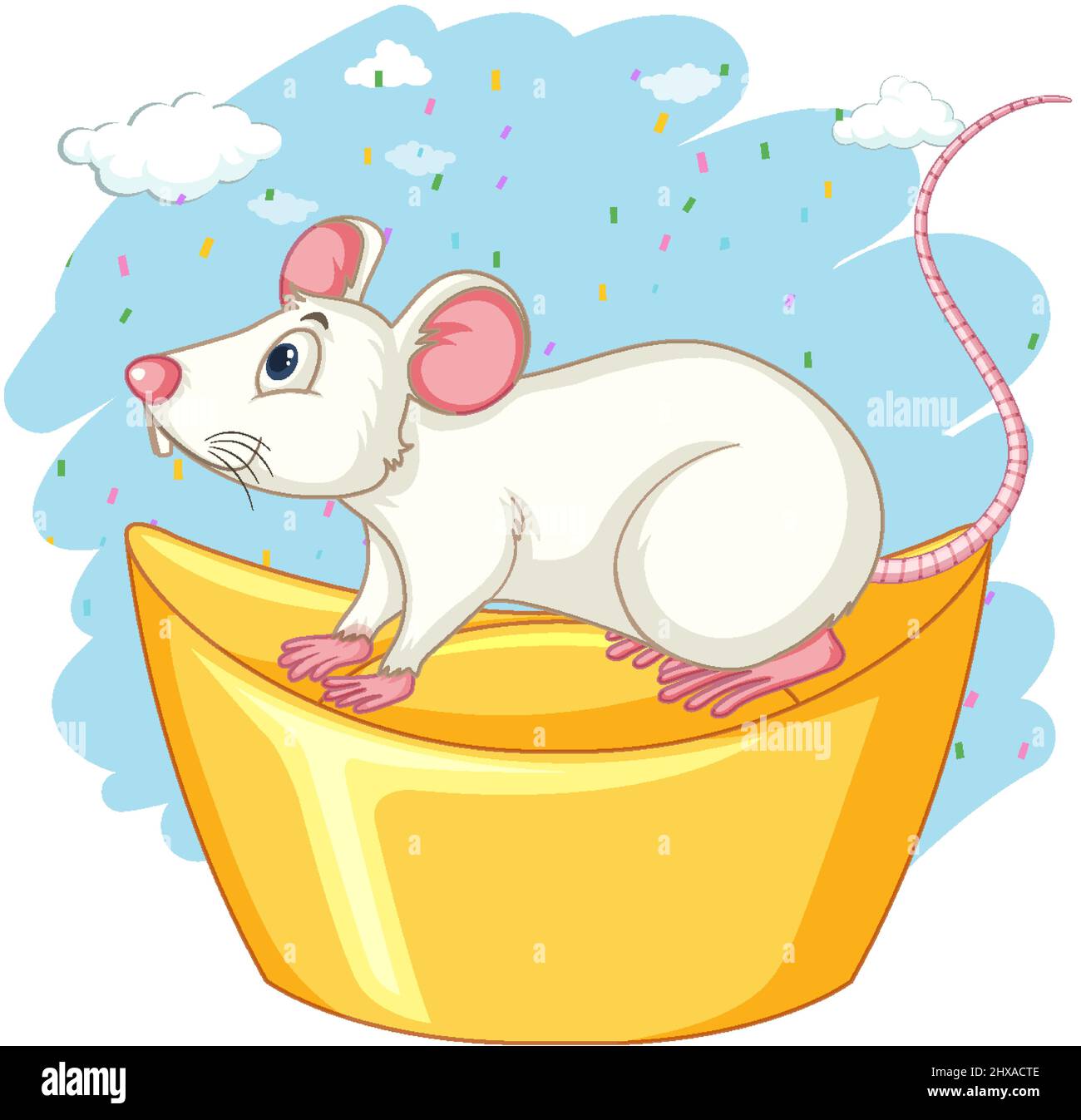 Rat sitting Stock Vector Images - Alamy
