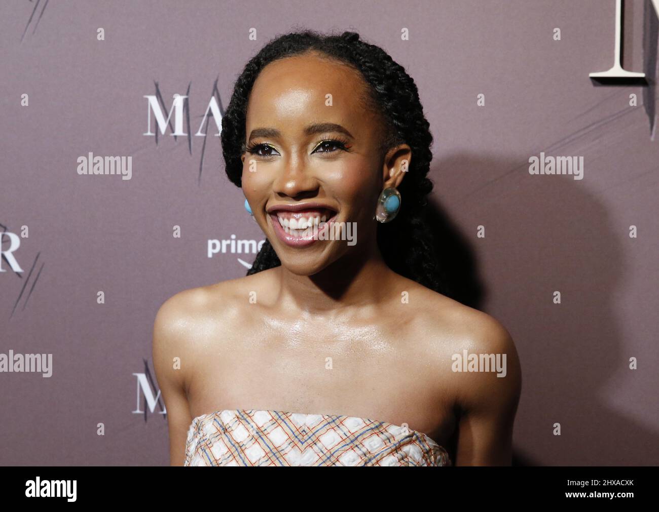 New York, USA. 10th Mar, 2022. Zoe Renee arrives on the red carpet at ...