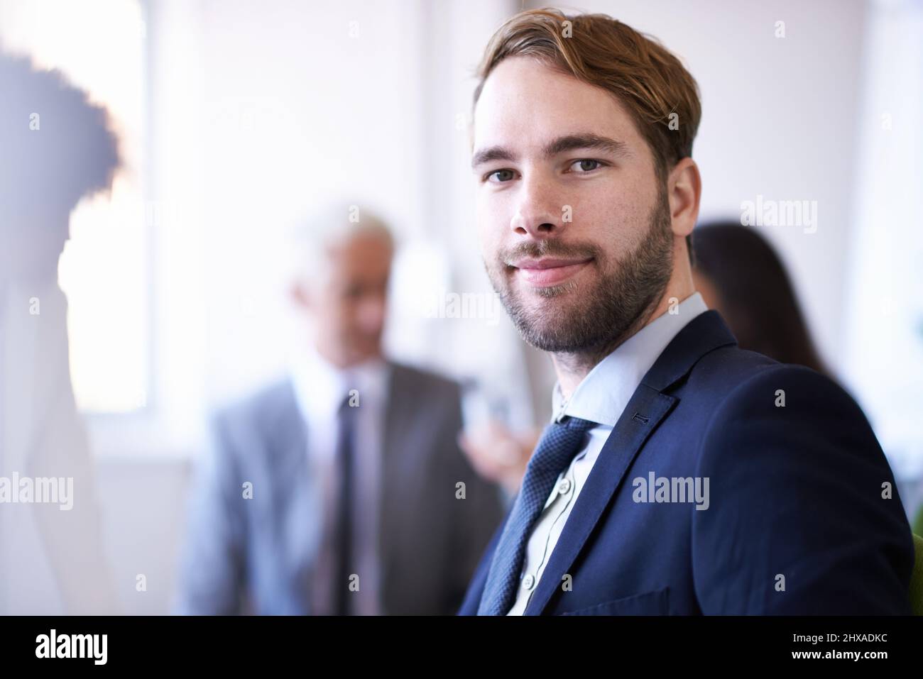 He makes his mark through consummate professionalism. Cropped view of a ...