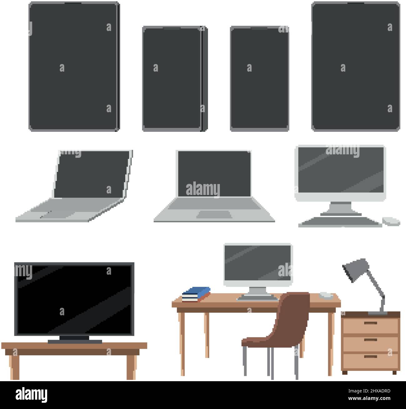 Tablet computers newspaper Stock Vector Images - Alamy