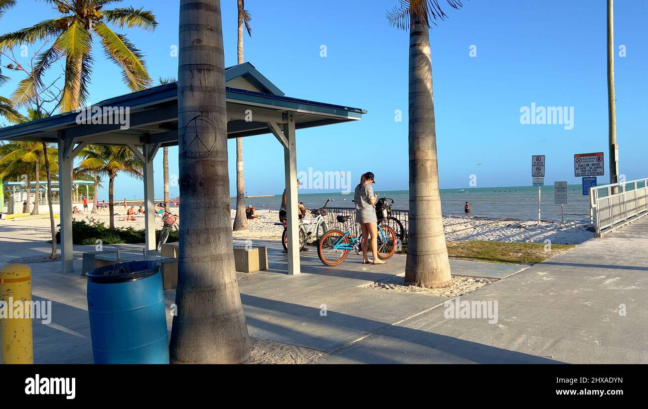 Higgs Beach is a popular beach and place to relax on Key West - KEY ...