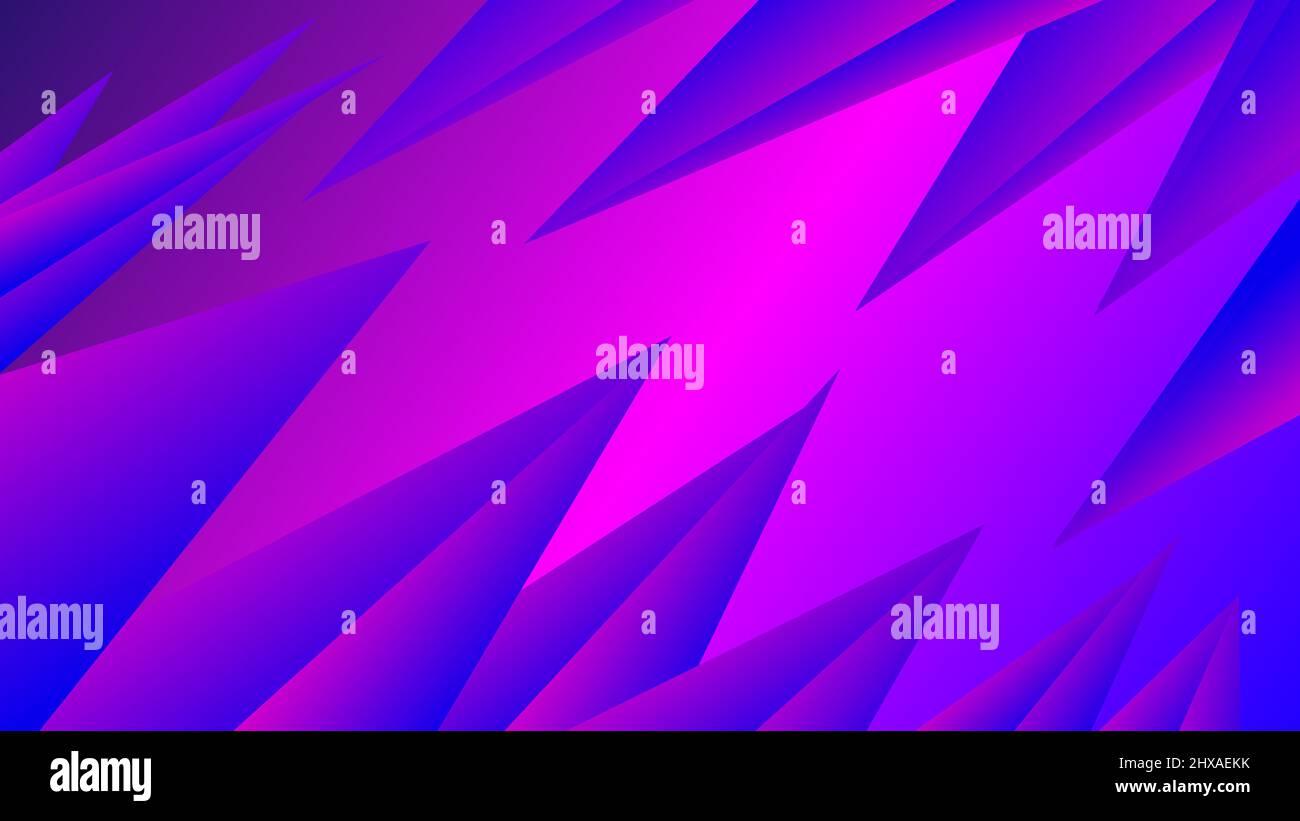 Abstract background triangle design with neon light Stock Vector Image ...