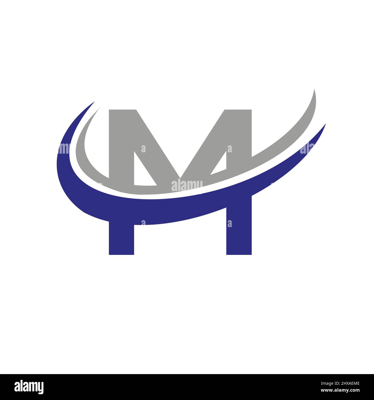Initial M Letter Alphabet Logo Design In Vector Format. M Logotype For ...