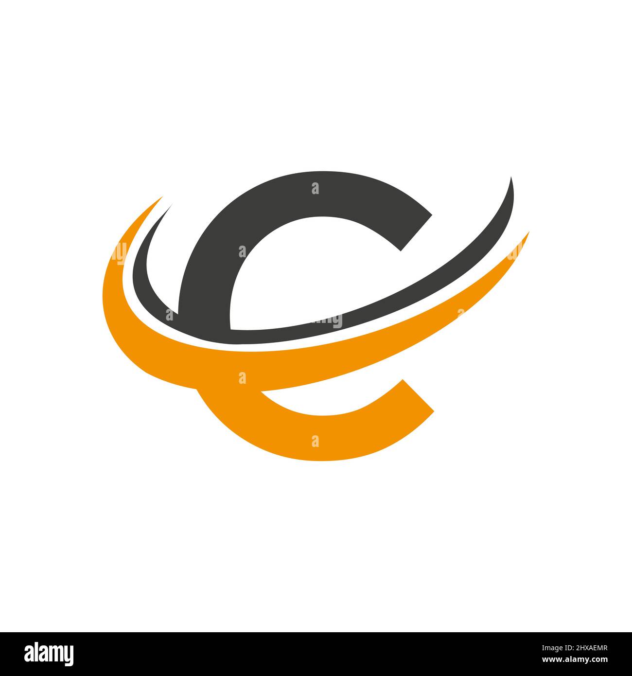 Initial C Letter Alphabet Logo Design In Vector Format. C Logotype For ...